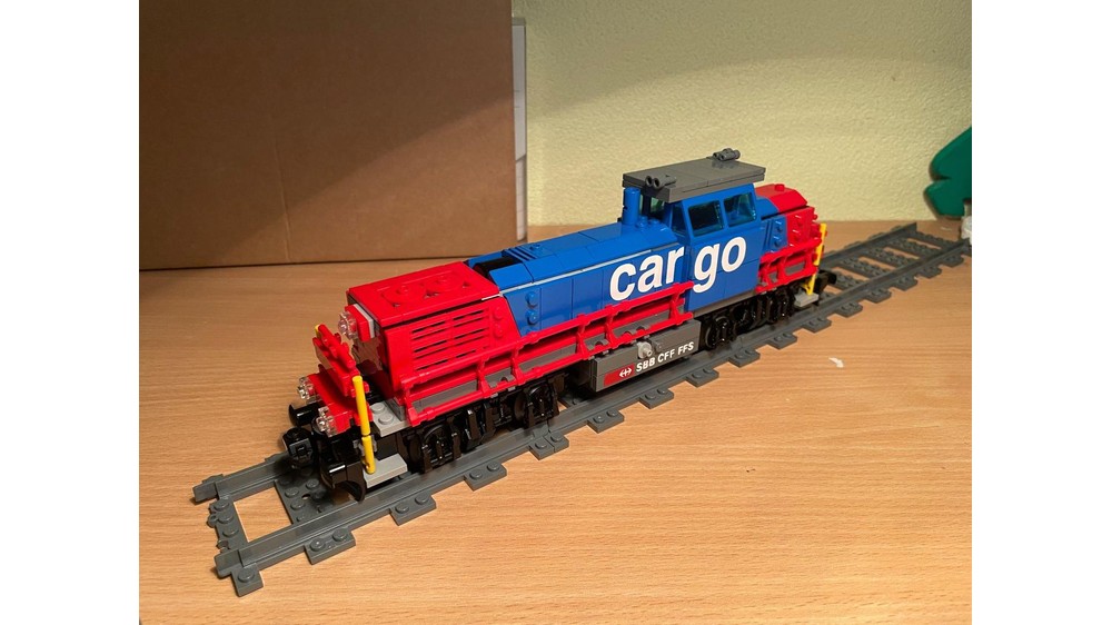 LEGO MOC Swiss Diesel Locomotive AM843 - SBB Cargo by mnemocron ...