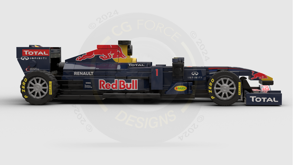 LEGO MOC F1 Red Bull Racing RB7 by CGForceDesigns | Rebrickable - Build ...