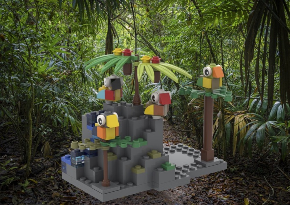 LEGO MOC Parrot Palace by leftride | Rebrickable - Build with LEGO