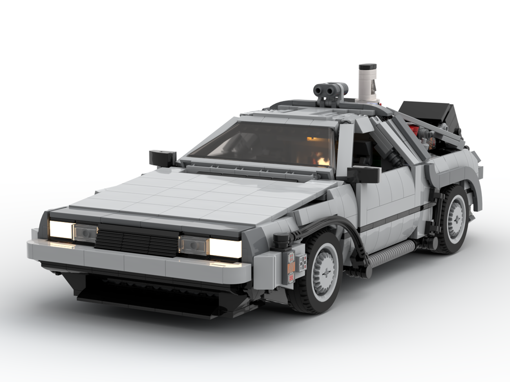 LEGO MOC BTTF time machine by Linse | Rebrickable - Build with LEGO