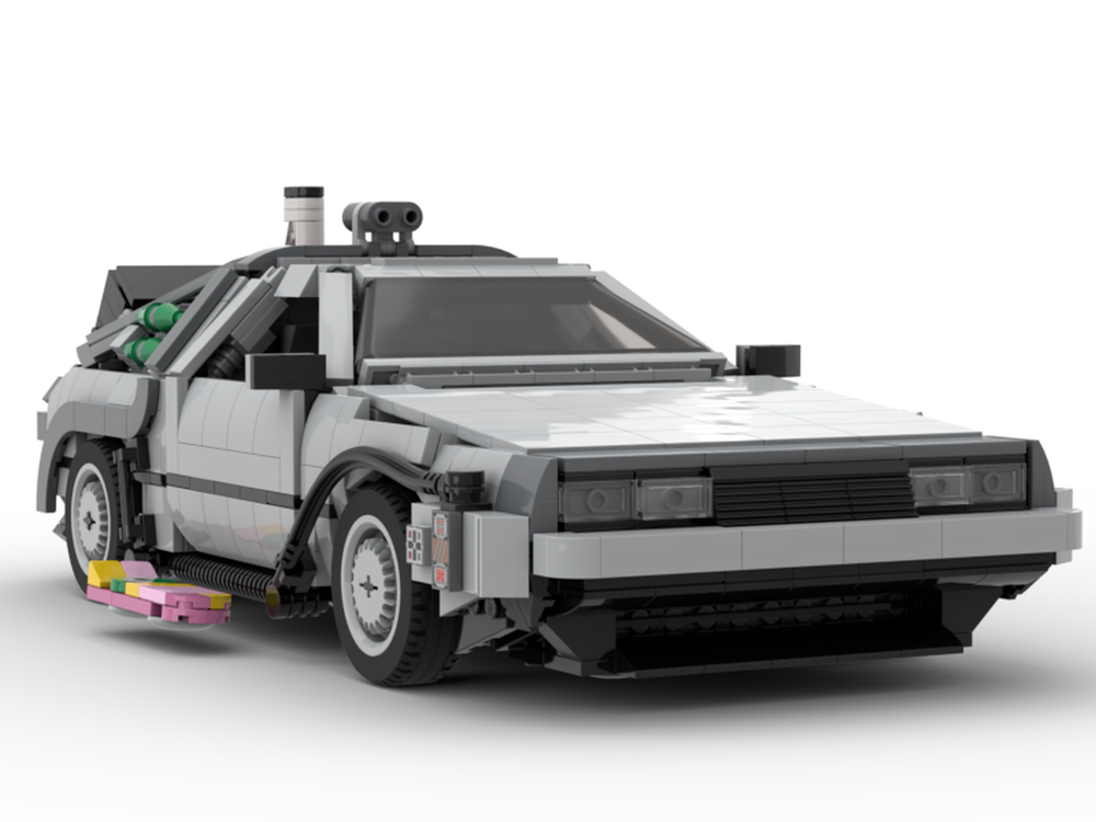 LEGO MOC BTTF time machine by Linse | Rebrickable - Build with LEGO