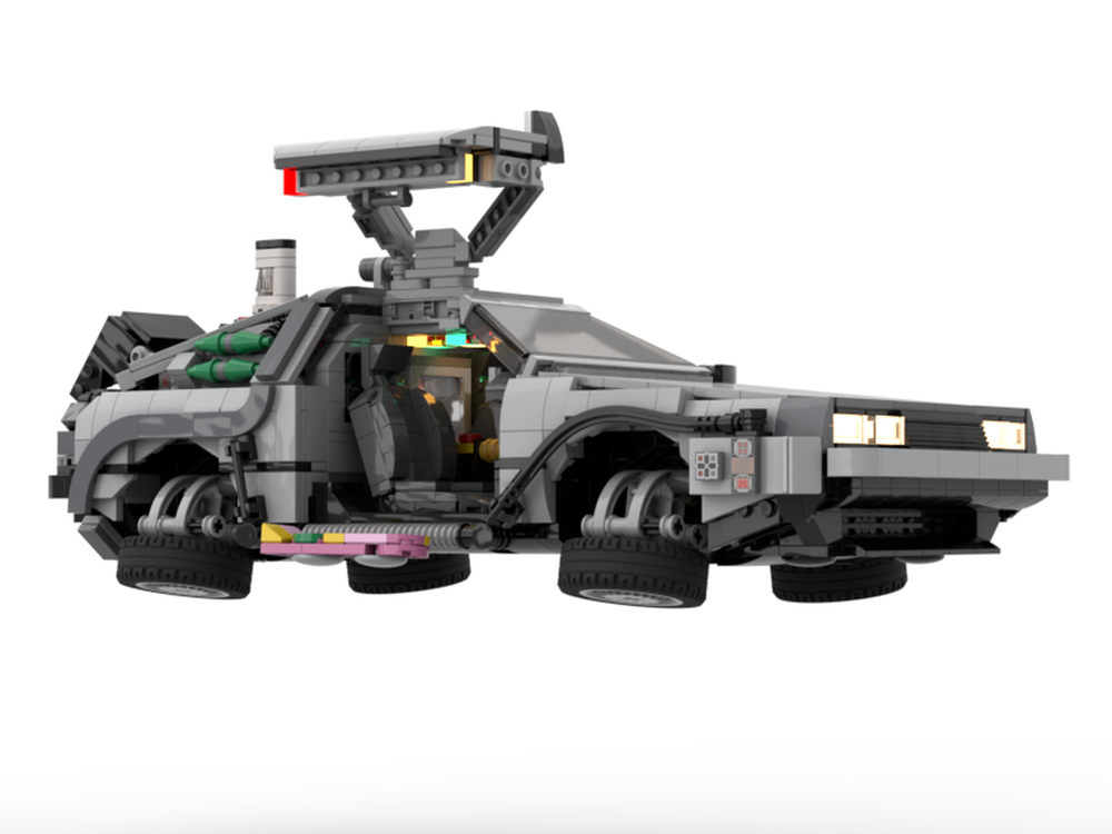LEGO MOC BTTF time machine by Linse | Rebrickable - Build with LEGO