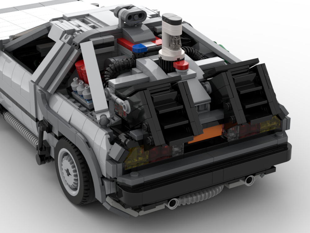 LEGO MOC BTTF time machine by Linse | Rebrickable - Build with LEGO