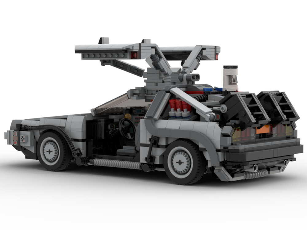 LEGO MOC BTTF time machine by Linse | Rebrickable - Build with LEGO