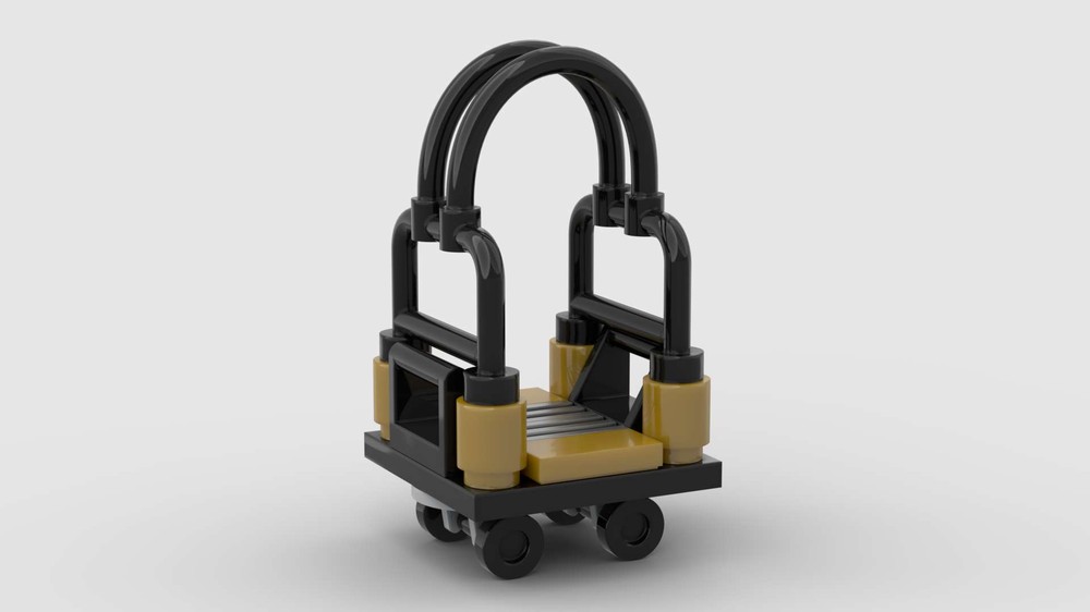 LEGO MOC Hotel Baggage Trolley v2 by gmanjozi | Rebrickable - Build ...