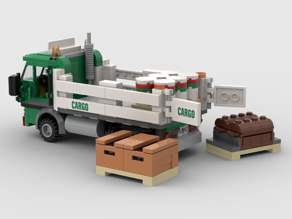 LEGO MOC Vintage Cargo Truck by HaulingBricks | Rebrickable - Build ...