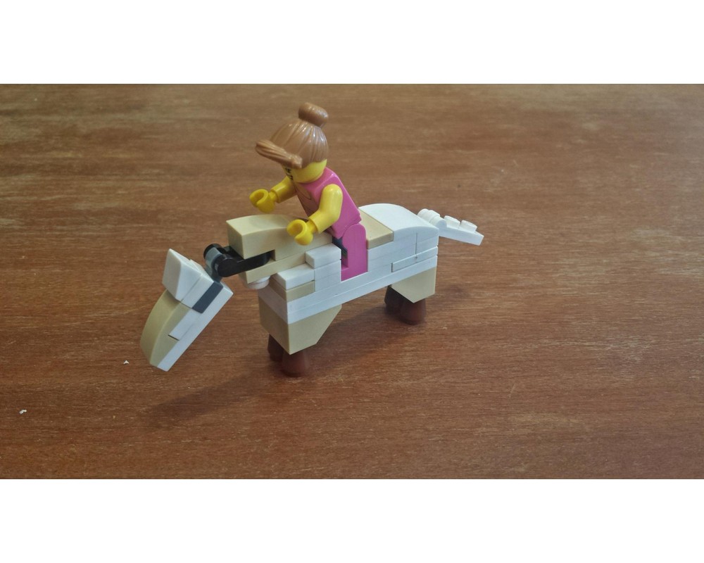 LEGO MOC Horse (minifig scale) by aquir | Rebrickable - Build with LEGO