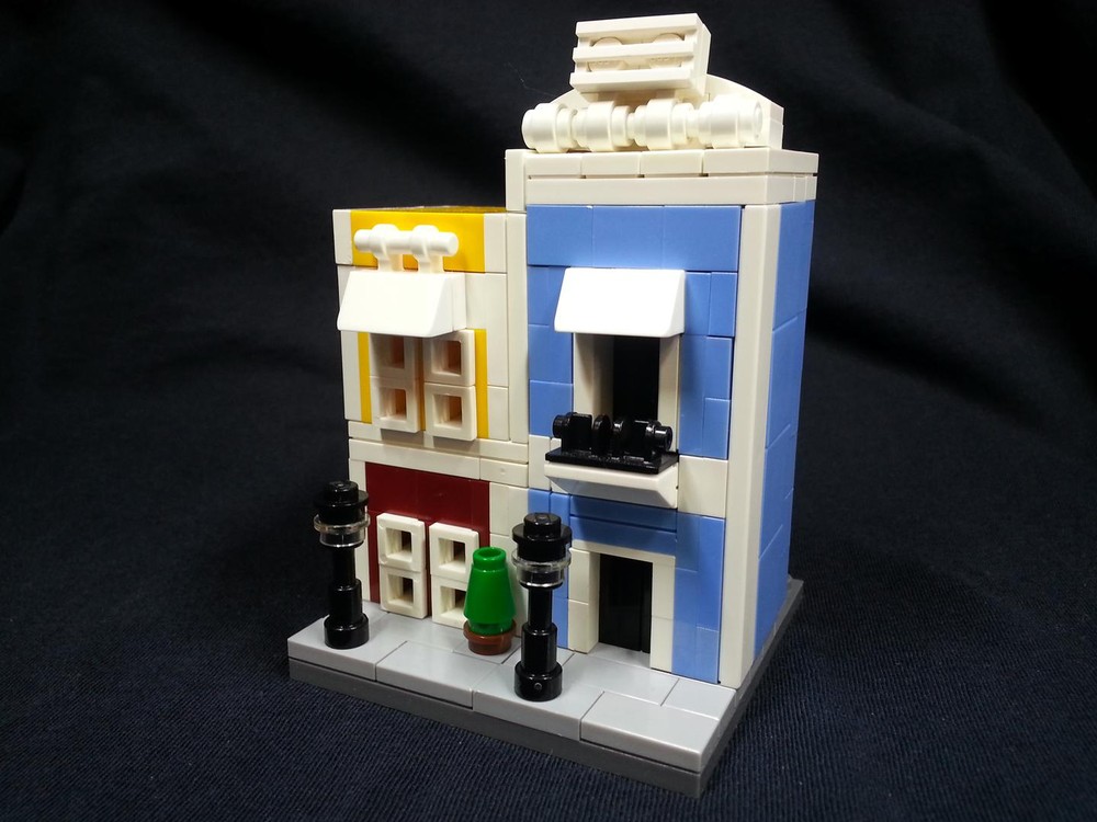 LEGO MOC Old San Juan Mini Modular by jncraton | Rebrickable - Build ...