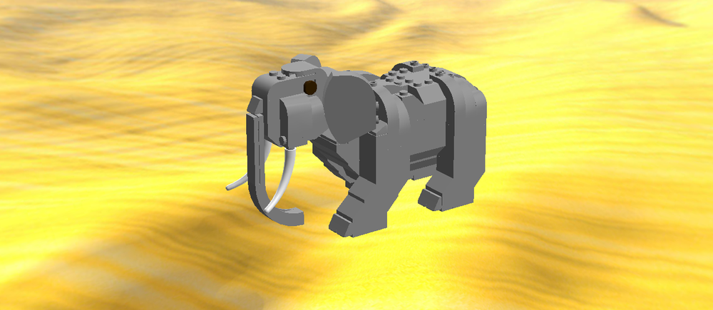 LEGO MOC Elephant by SStehlin | Rebrickable - Build with LEGO