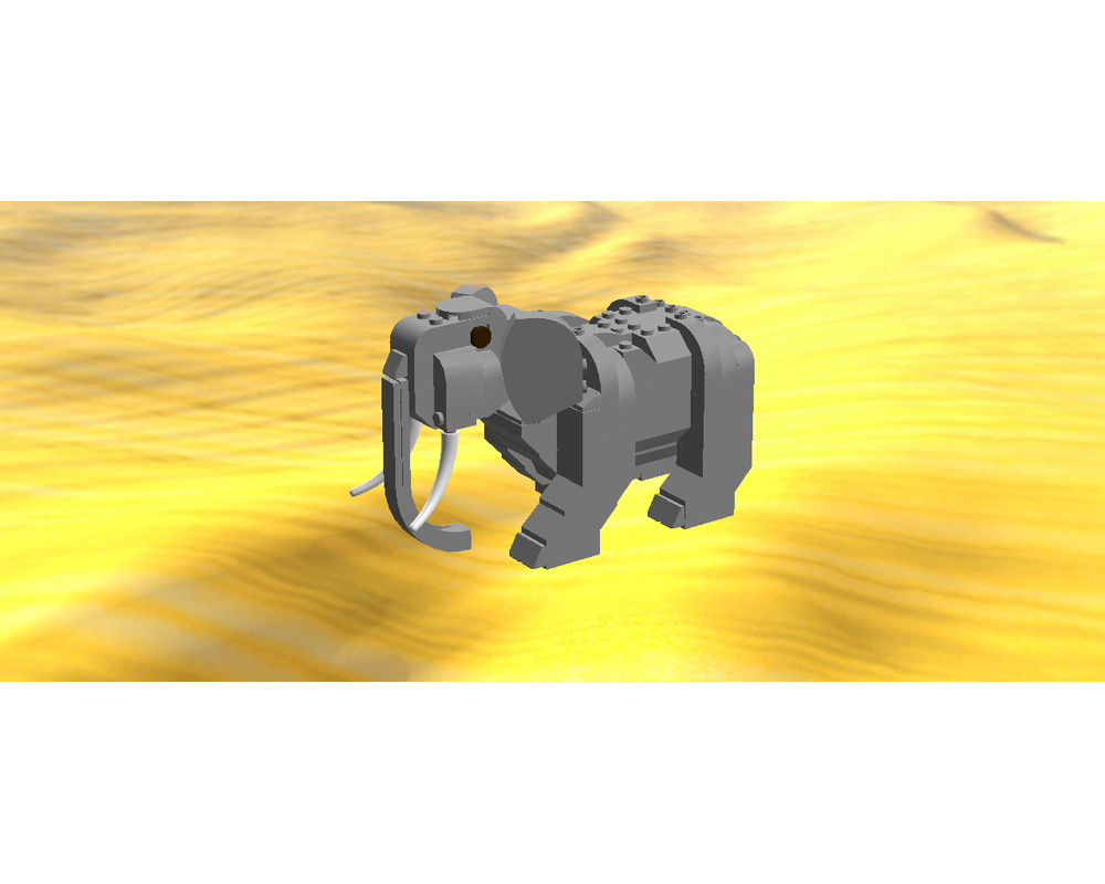 LEGO MOC Elephant by SStehlin | Rebrickable - Build with LEGO
