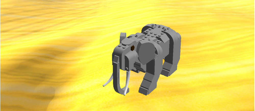 LEGO MOC Elephant by SStehlin | Rebrickable - Build with LEGO