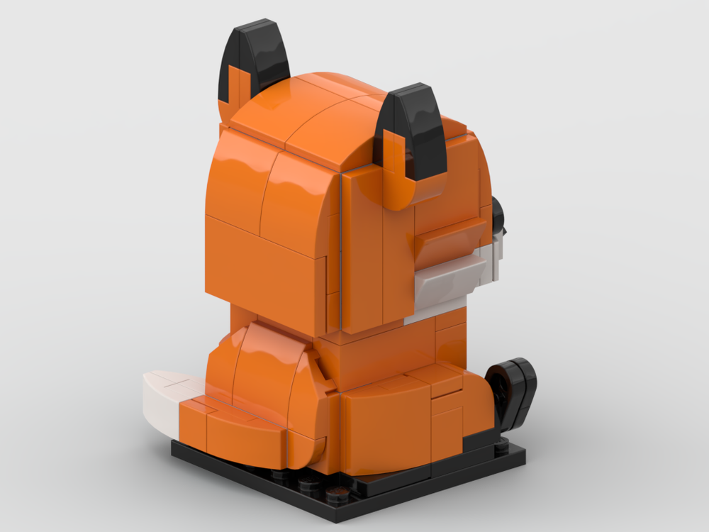 LEGO MOC Fox by Hiddenface | Rebrickable - Build with LEGO