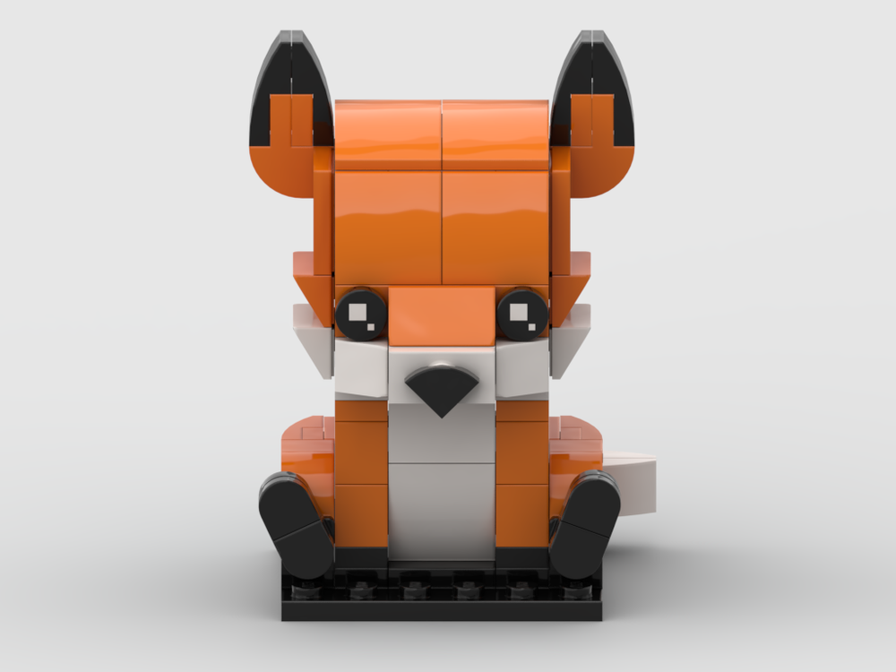 LEGO MOC Fox by Hiddenface | Rebrickable - Build with LEGO