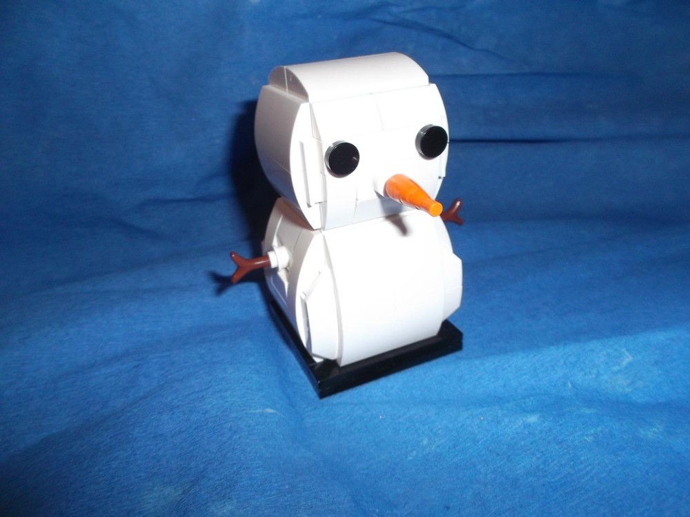 Lego Moc Snowman By Bolbuyk Rebrickable Build With Lego