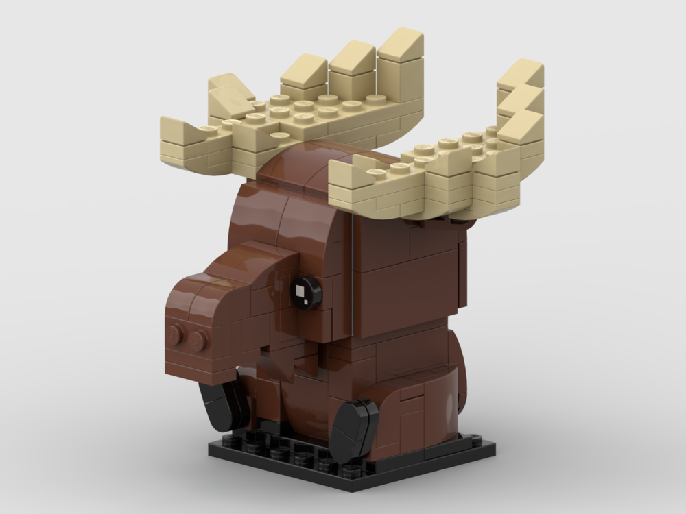 LEGO MOC Moose by Hiddenface | Rebrickable - Build with LEGO
