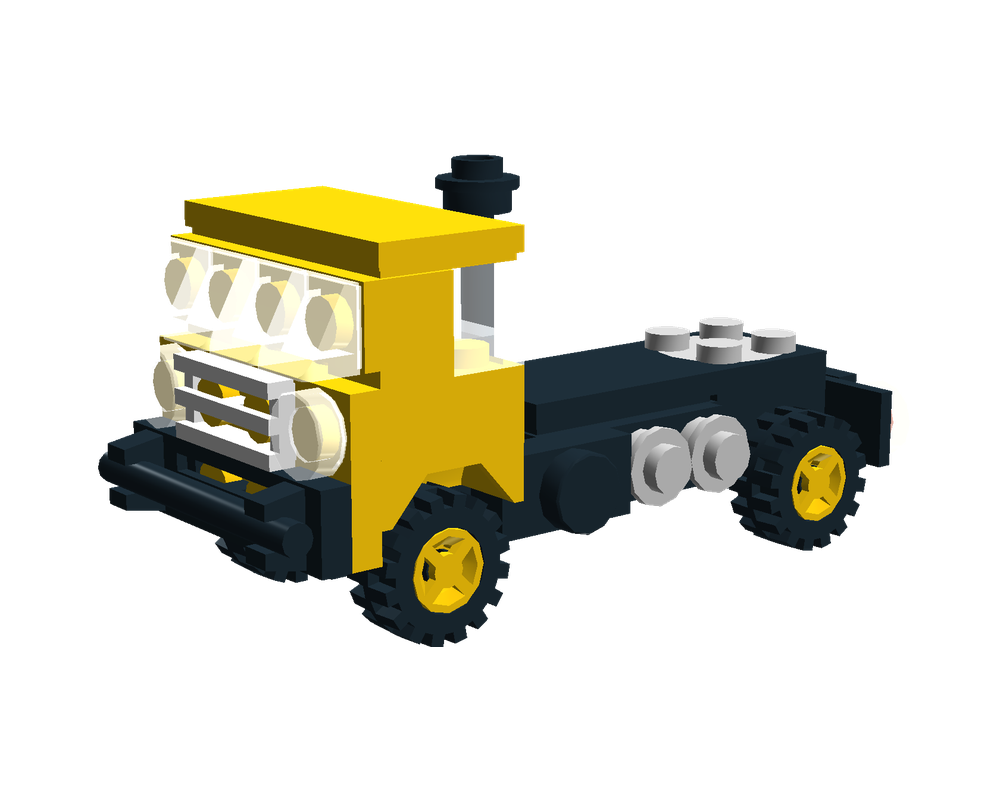 LEGO MOC KamAZ Truck by KonradlikeLego | Rebrickable - Build with LEGO