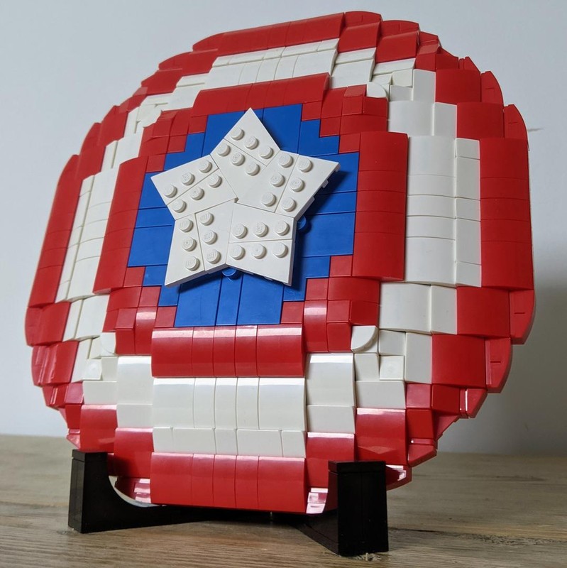 LEGO MOC Lego Captain America Shield (1:3 Scale) by glenn_tanner55 ...