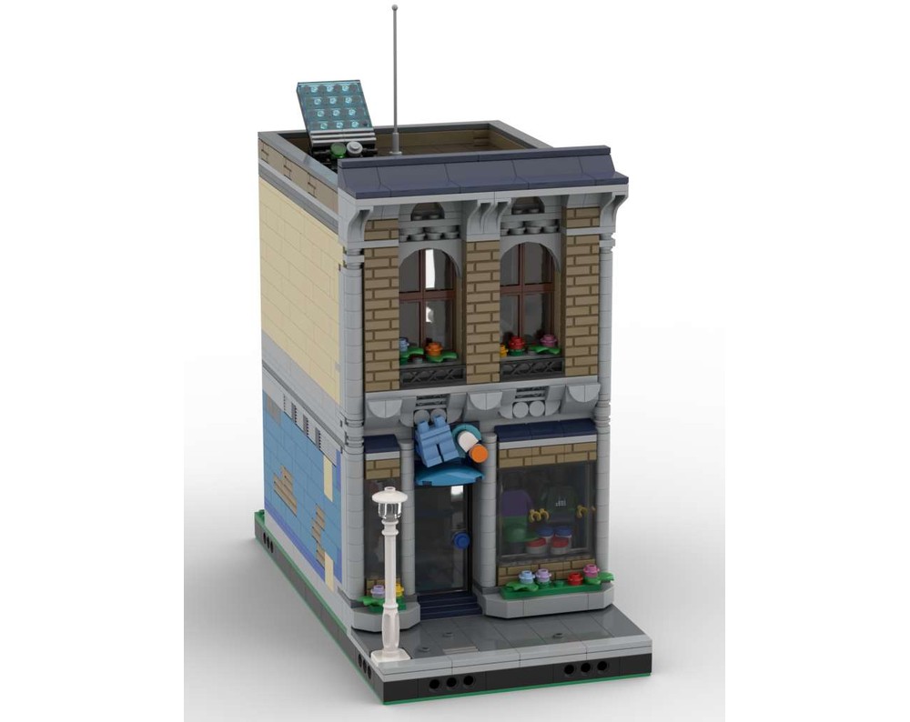 LEGO MOC Clothes Boutique & Apartment by IBrickedItUp | Rebrickable ...