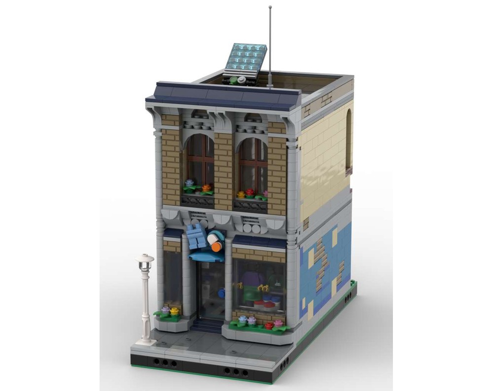 LEGO MOC Clothes Boutique & Apartment by IBrickedItUp | Rebrickable ...