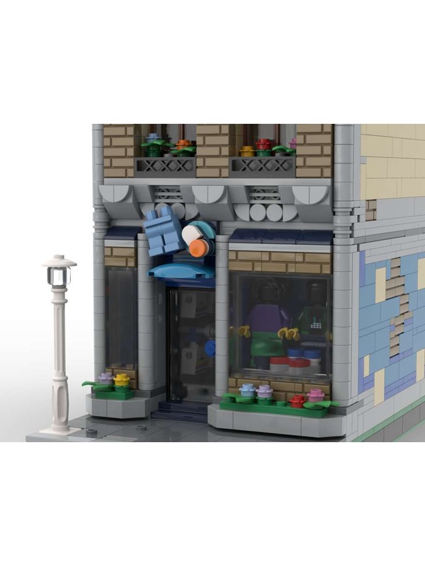 LEGO MOC Clothes Boutique & Apartment by IBrickedItUp | Rebrickable ...