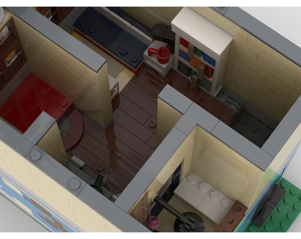 LEGO MOC Clothes Boutique & Apartment by IBrickedItUp | Rebrickable ...