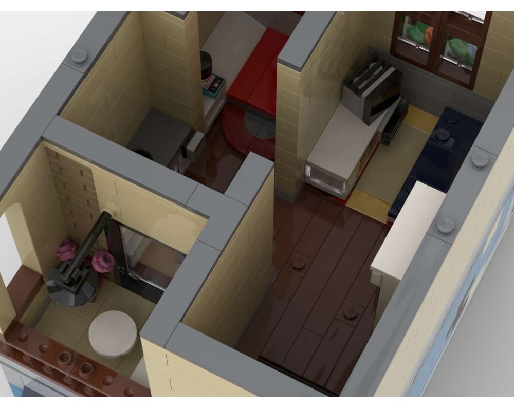 LEGO MOC Clothes Boutique & Apartment by IBrickedItUp | Rebrickable ...
