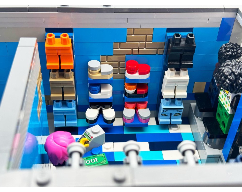 LEGO MOC Clothes Boutique & Apartment by IBrickedItUp | Rebrickable ...
