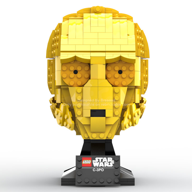 LEGO MOC C-3PO ("Helmet" Collection) by Breaaad | Rebrickable - Build ...