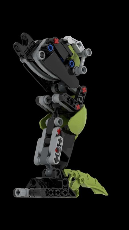LEGO MOC Mech leg v2 by cod1 | Rebrickable - Build with LEGO