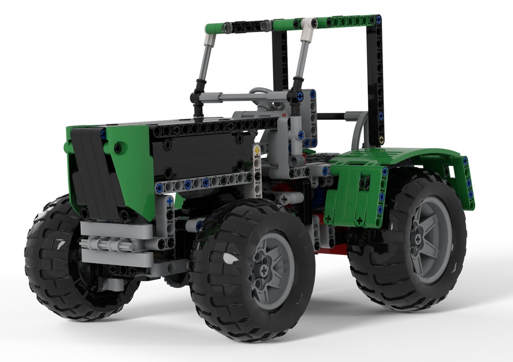 LEGO MOC Medium sized tractor by Tykenen | Rebrickable - Build with LEGO