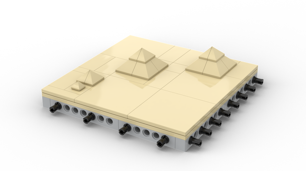 LEGO MOC-80694 Pyramids of Giza by 2in1 | Rebrickable - Build with LEGO