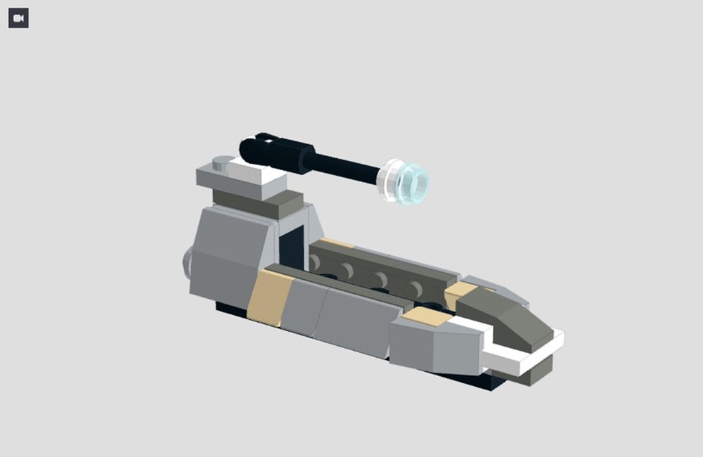 LEGO MOC Rebel Bunny Scout Speeder 7668 MOD by Nilsson LEGO Engineering ...