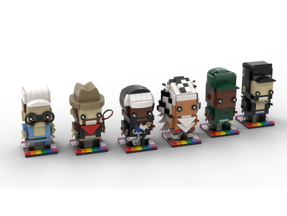 LEGO MOC People from the Village Pride Brickheadz by togemini ...
