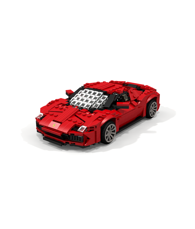 LEGO MOC Ferrari 296 GTB (2022) - 1:21 Miniland Advanced by lego911 ...