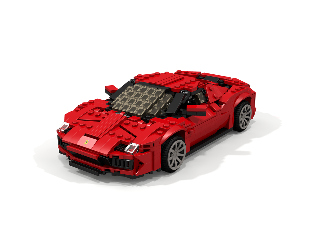 LEGO MOC Ferrari 296 GTB (2022) - 1:21 Miniland Advanced by lego911 ...