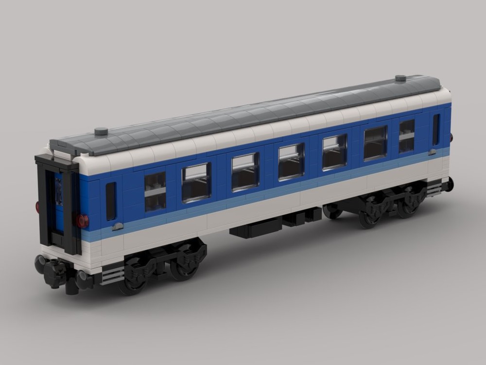 Lego Moc First Class Interregio Wagon From The German Railroad By Mario