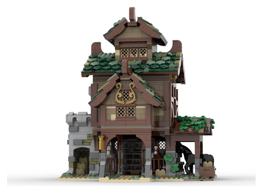 LEGO MOC MEDIEVAL STABLE by Baylon0613 | Rebrickable - Build with LEGO