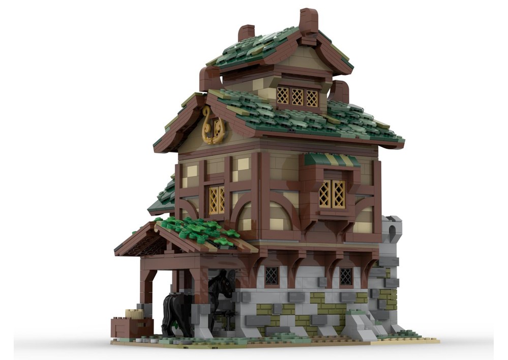LEGO MOC MEDIEVAL STABLE by Baylon0613 | Rebrickable - Build with LEGO