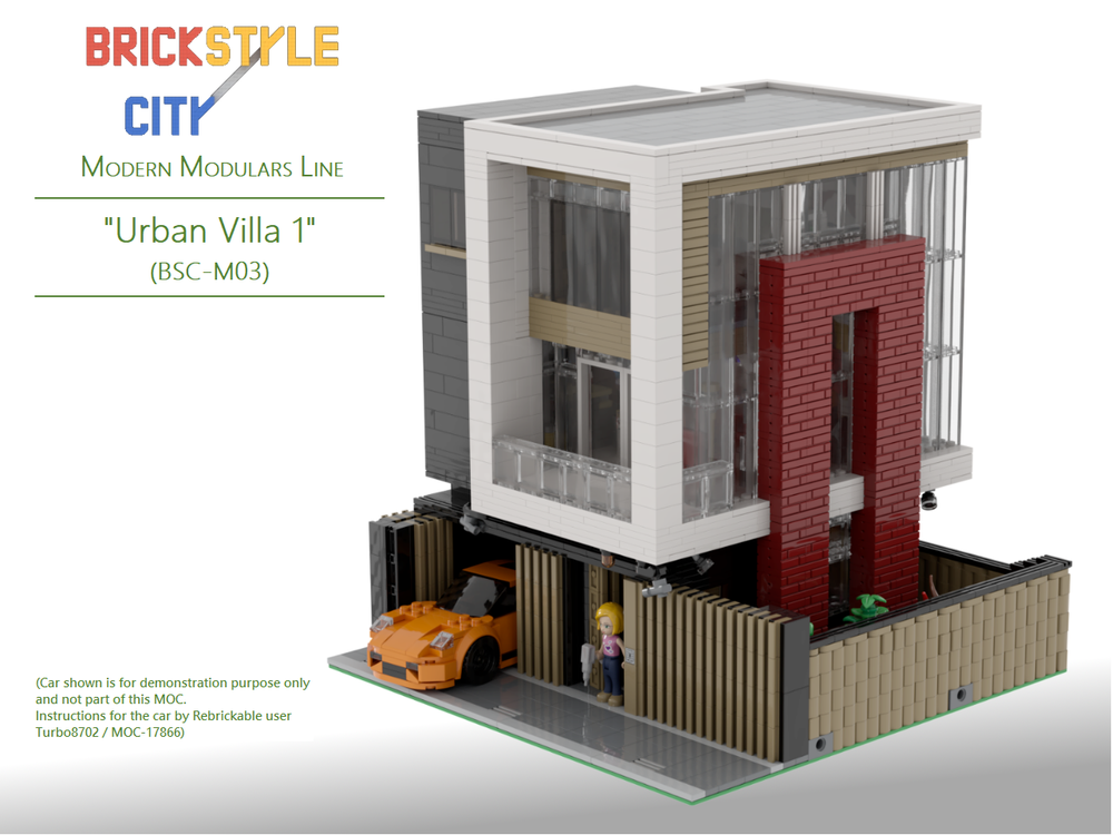 LEGO MOC Urban Villa 1 by Brickstyle City | Rebrickable - Build with LEGO