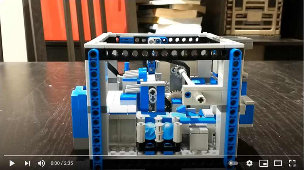 Lego Moc Gbc Stackable Miniloop 2 Cardan Lift Type 2 By Randombrick23