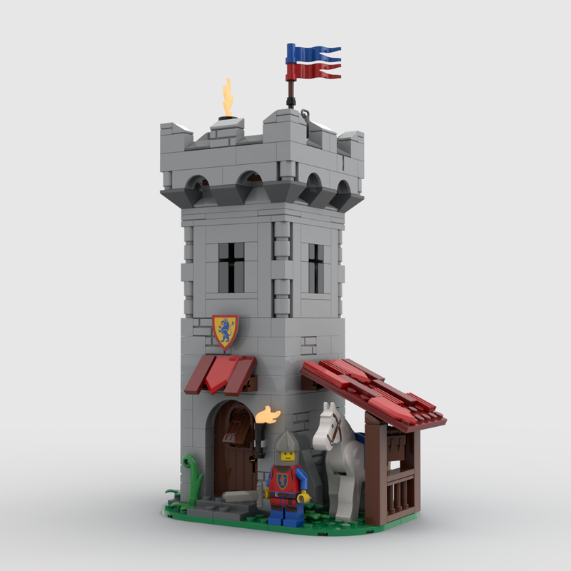 LEGO MOC Modular Watchtower by bricks_fan_uy | Rebrickable - Build with ...