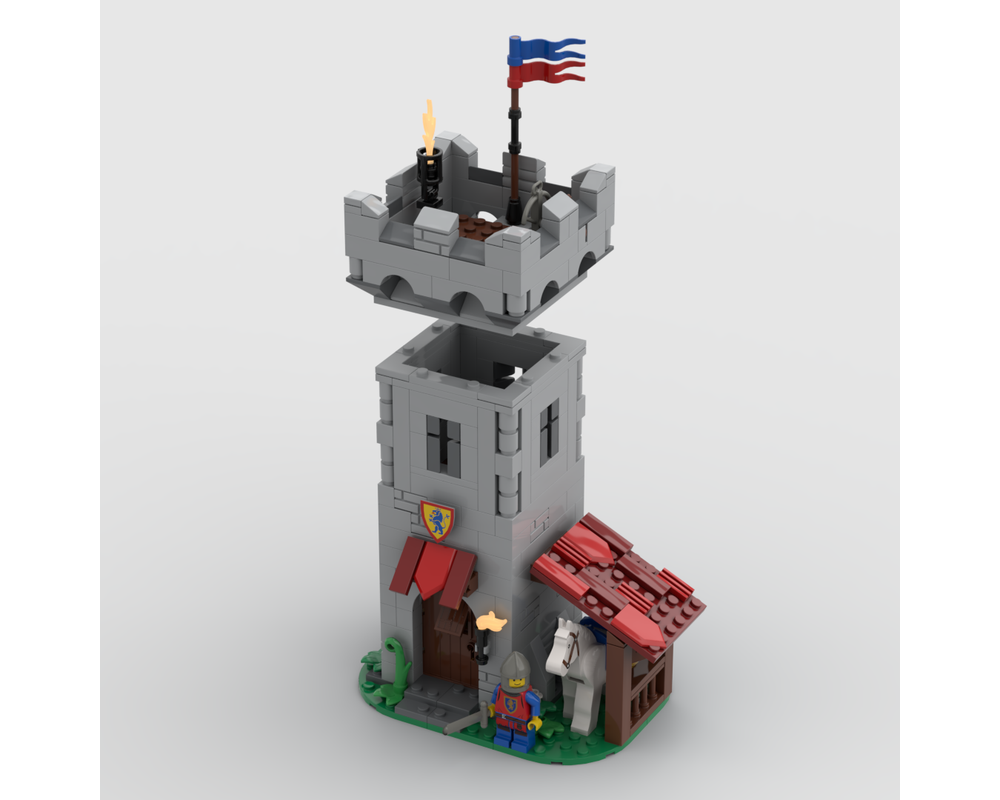 LEGO MOC Modular Watchtower by bricks_fan_uy | Rebrickable - Build with ...