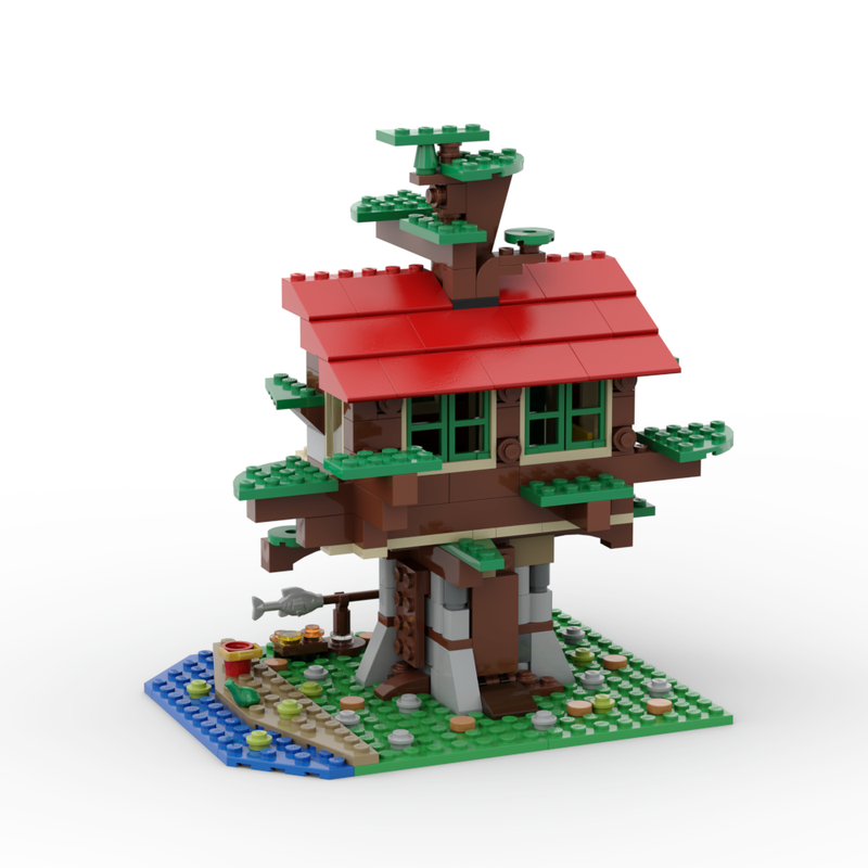 LEGO MOC 31048 Tree House by Nequmodiva | Rebrickable - Build with LEGO