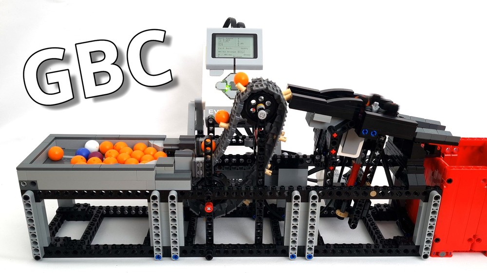 Lego Moc Lego Gbc Mindstorms Color Sorter And Ball Counter Module By