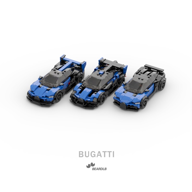 LEGO MOC BUGATTI CHIRON BOLIDE VISION GT SPEED CHAMPIONS by beardLB ...