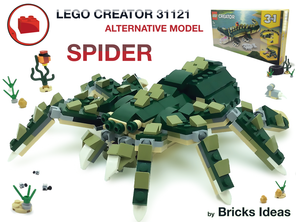 LEGO MOC Big Spider - Lego Creator 31121 by Bricks Ideas | Rebrickable ...