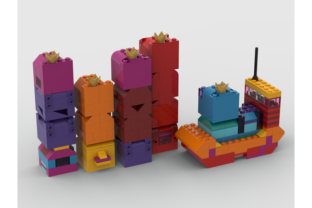 LEGO MOC 70825 Modular Minihouses by Dafeld | Rebrickable - Build with LEGO