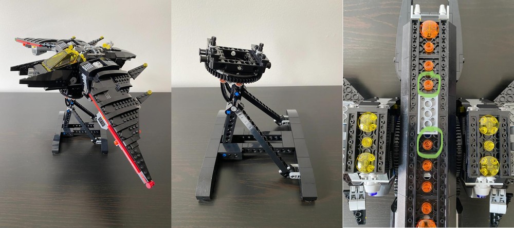 LEGO MOC Stand for Batwing 70916 by bezed | Rebrickable - Build with LEGO
