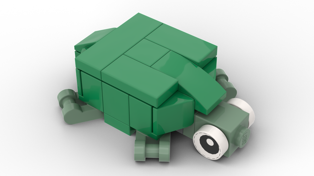 LEGO MOC Turtle by 2in1 | Rebrickable - Build with LEGO
