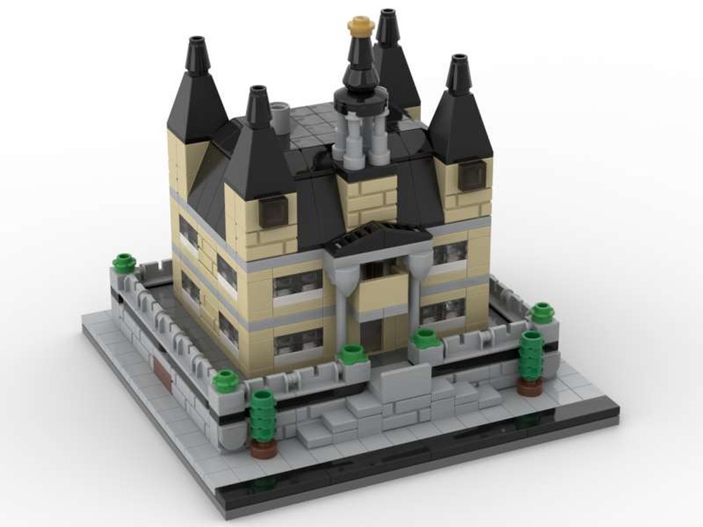 Lego Moc Modular Mansion 1 By Meregt Rebrickable Build With Lego